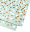 Gold & white dots on mint wrapping paper – The Paperdashery