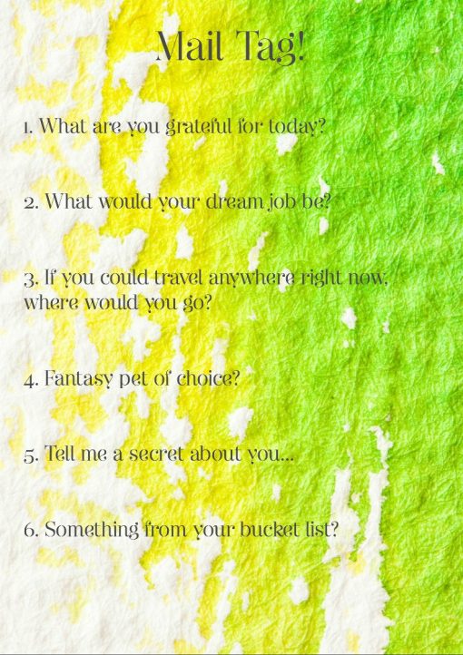 What is mail tag? (plus free printables) - The Paperdashery