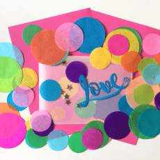 Colourful Confetti Lovely Letter Set - The Paperdashery